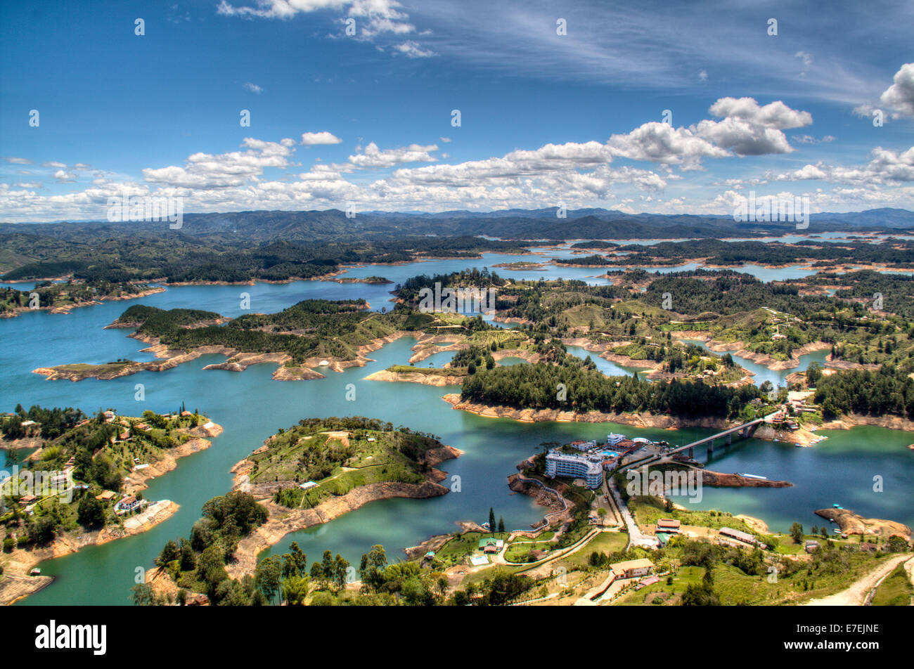 View over Guatape Stock Photo - Alamy