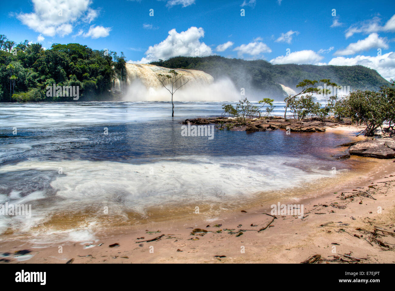 Waterfalls of Canaima Stock Photo - Alamy