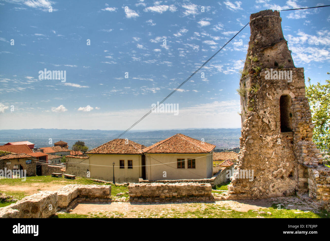 Castle in Kruje Stock Photo - Alamy