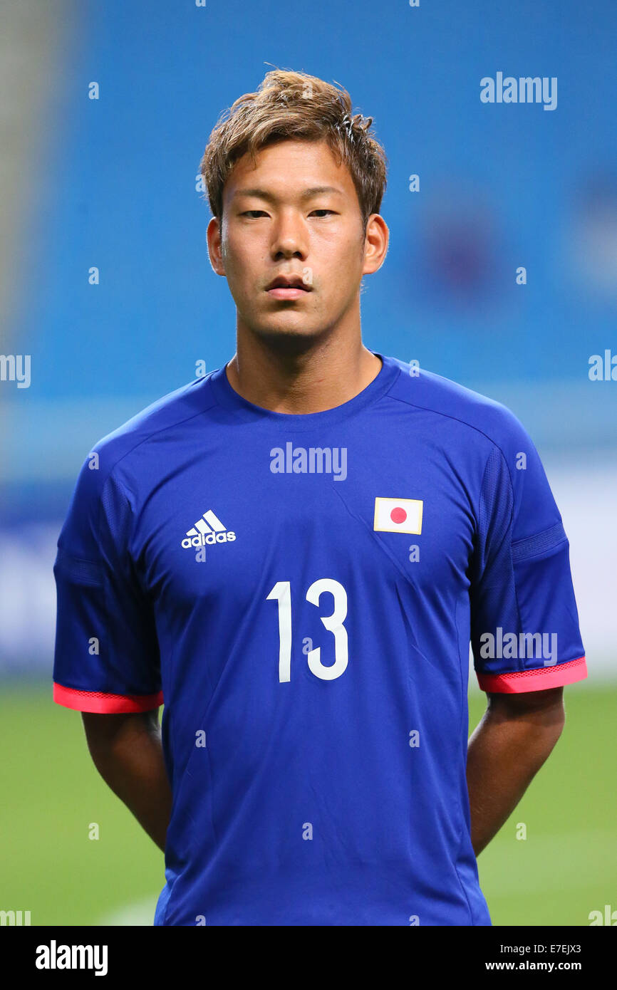 Incheon, South Korea. 14th Sep, 2014. Gakuto Notsuda (JPN) Football ...