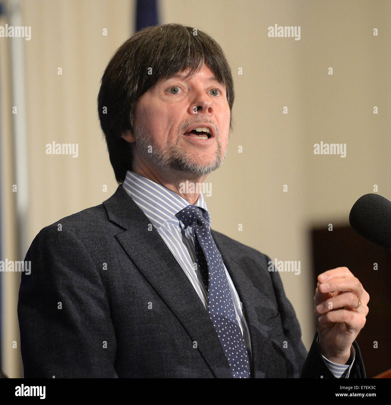 Washington, DC, USA. 15th Sep, 2014. 20140915 - Filmmaker Ken Burns ...