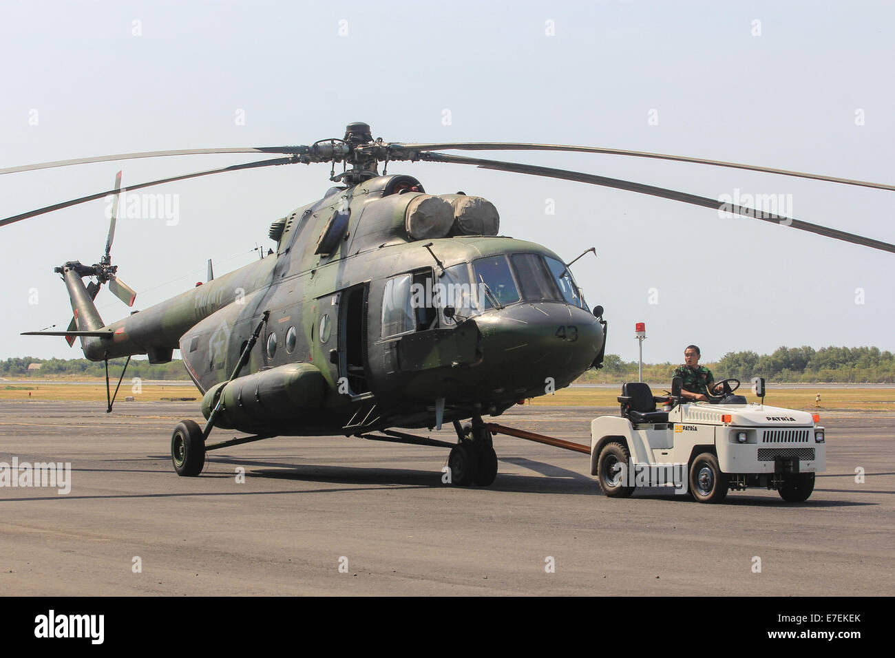 Semarang, Indonesia. 15th Sep, 2014. Military helicopters take part ...