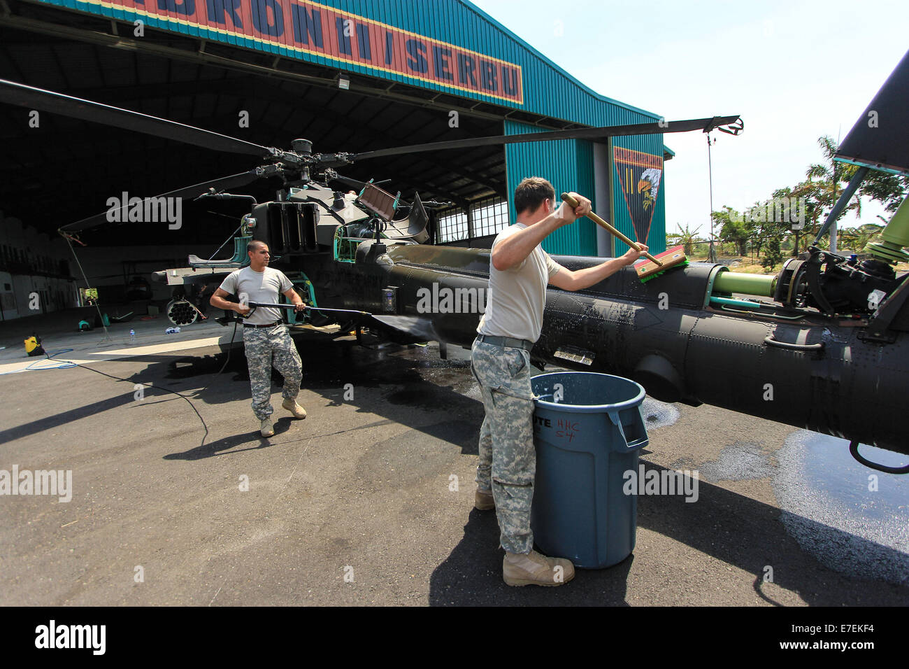 Semarang, Indonesia. 15th Sep, 2014. Military helicopters take part ...