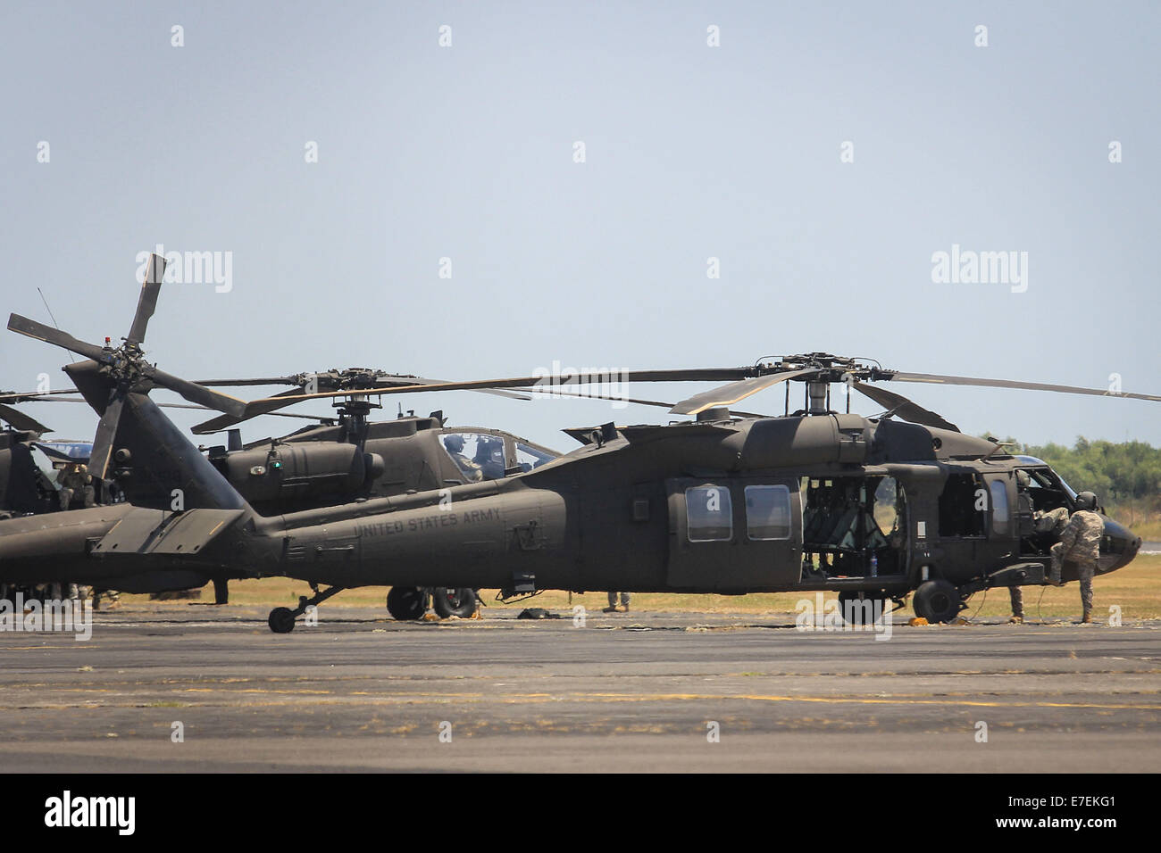Semarang, Indonesia. 15th Sep, 2014. Military helicopters take part ...