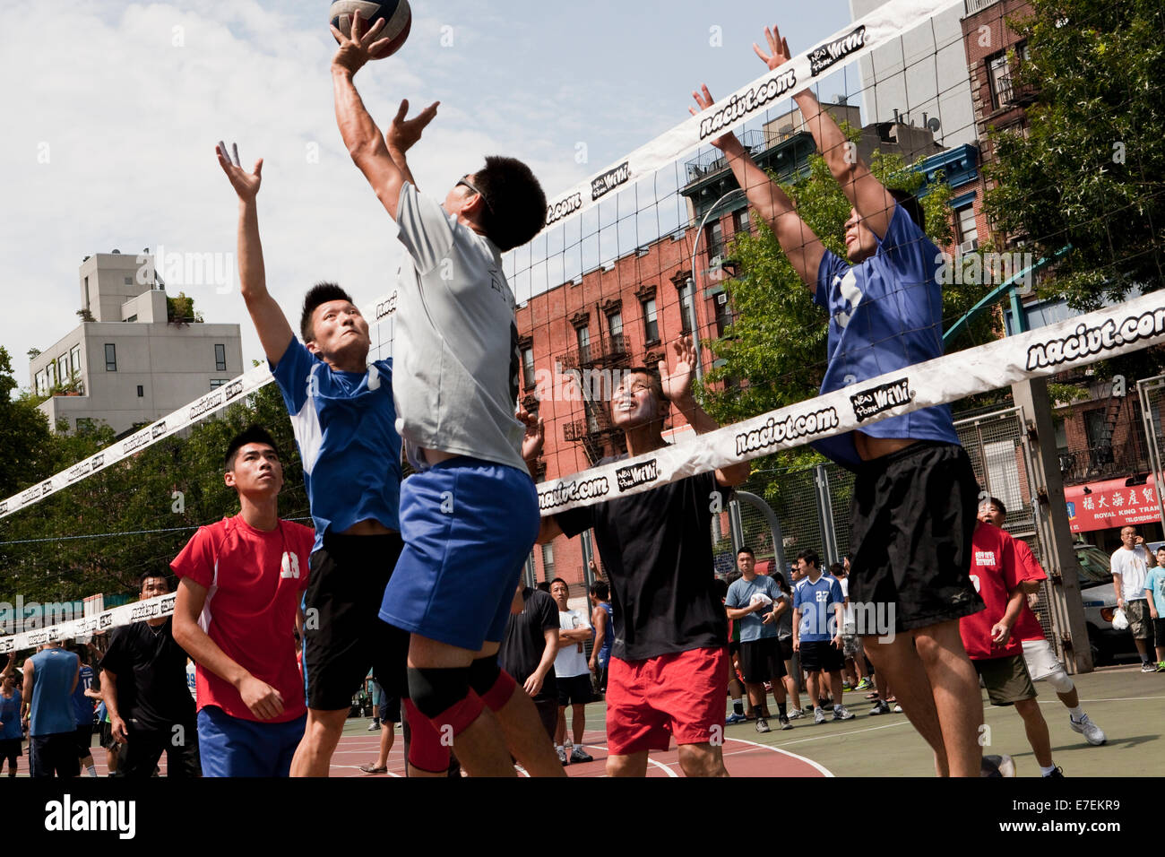 9 Man New York Mini volleyball tournament, Seward Park, New York City ...