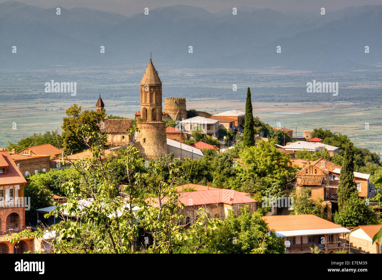 Sighnaghi georgia town village hi-res stock photography and images - Alamy