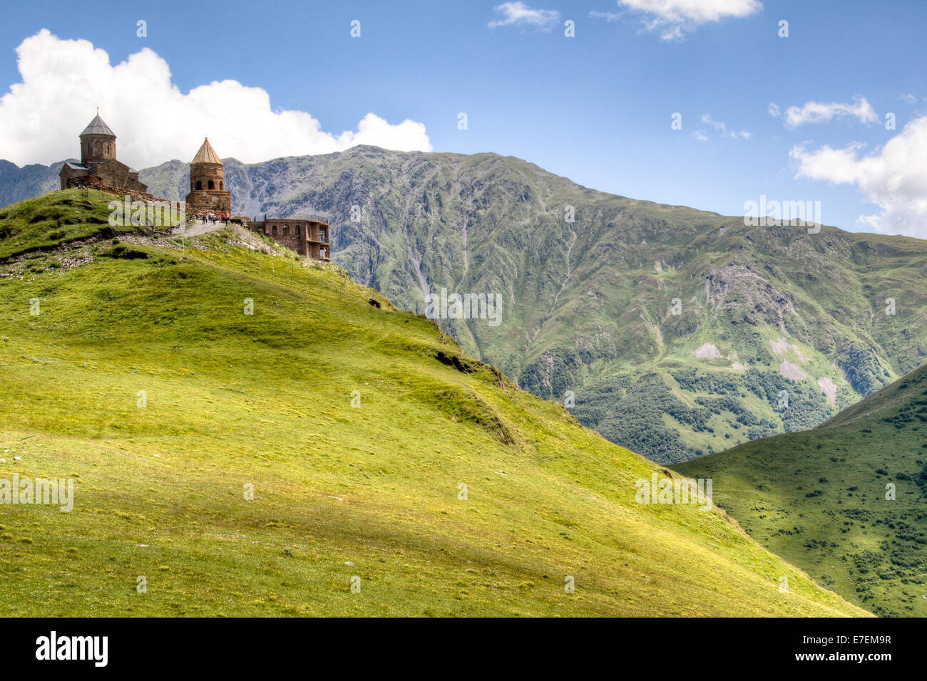 The Gergeti Trinity Church Stock Photo - Alamy