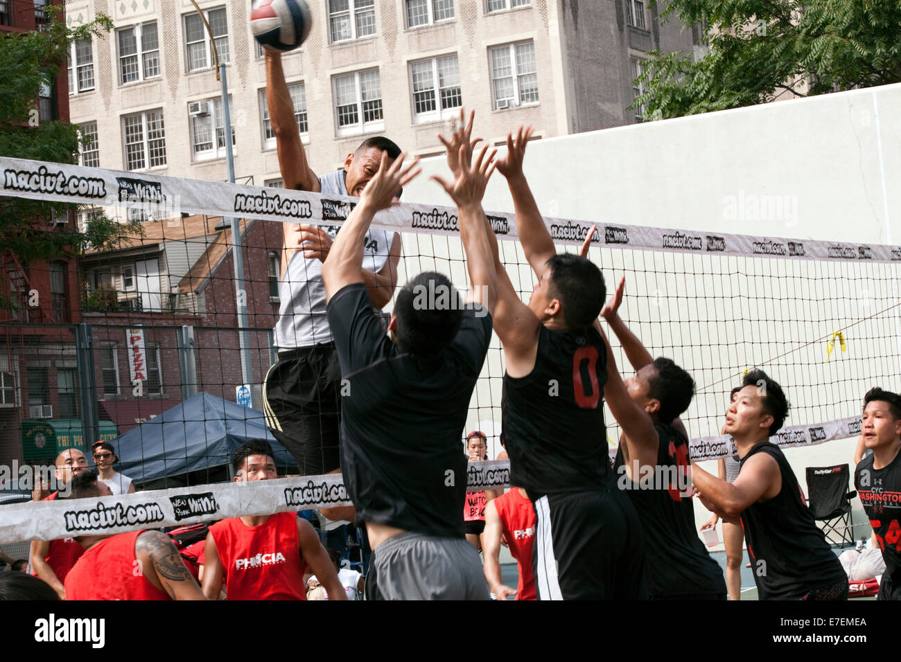 9 Man New York Mini volleyball tournament, Seward Park, New York City ...