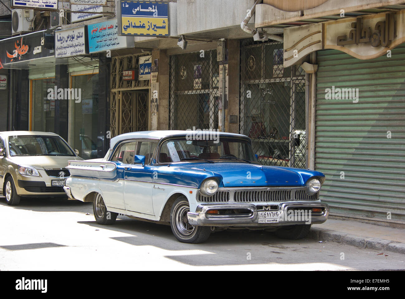 Old car in streets of Aleppo, Syria Stock Photo - Alamy