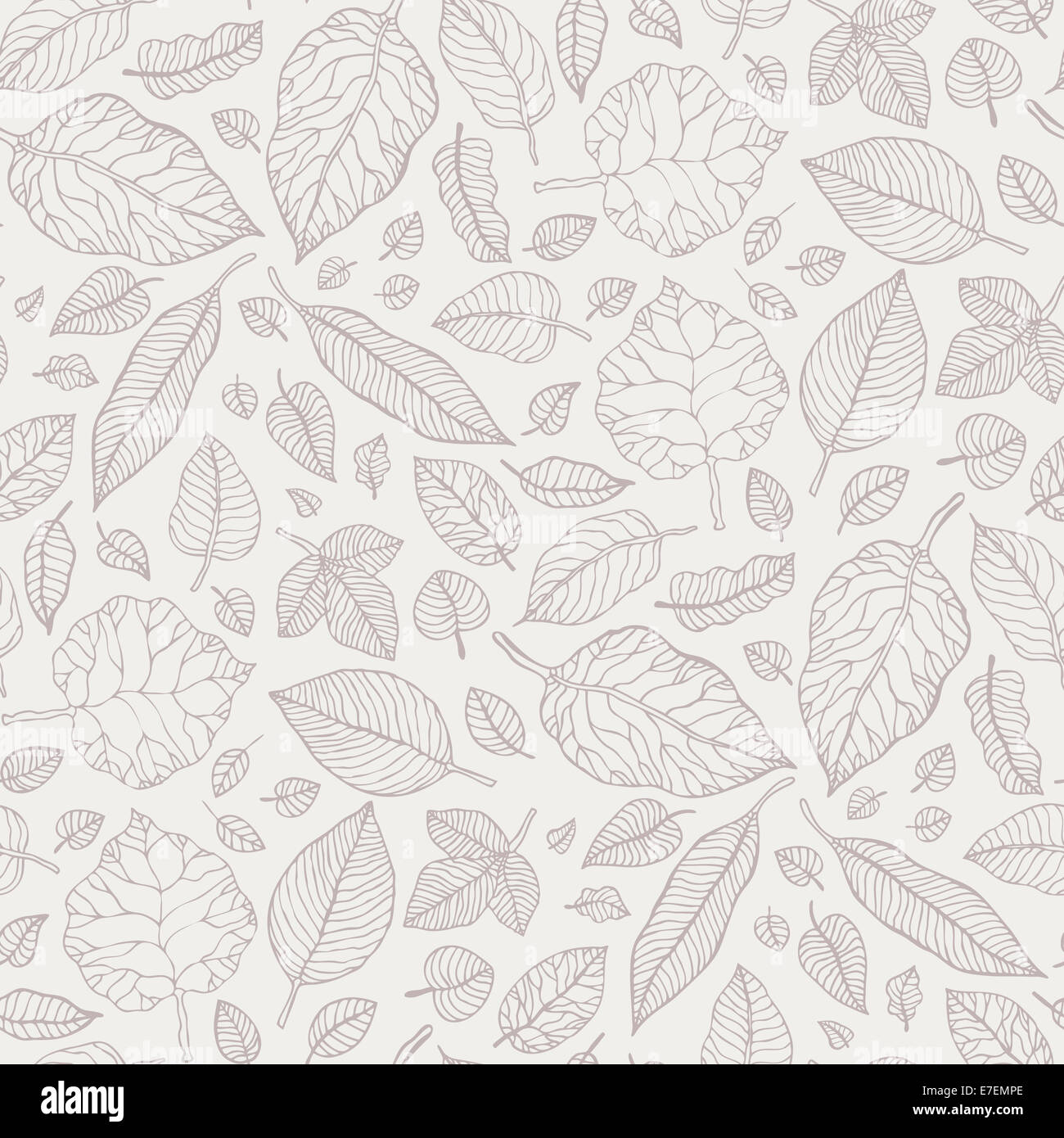 Leaves. Seamless vector background Stock Photo - Alamy