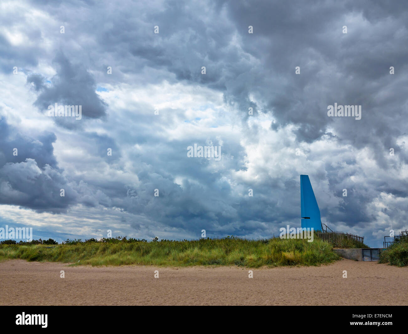 A coastal sculpture called 'The Sound Tower'. Part of the 'Structures ...