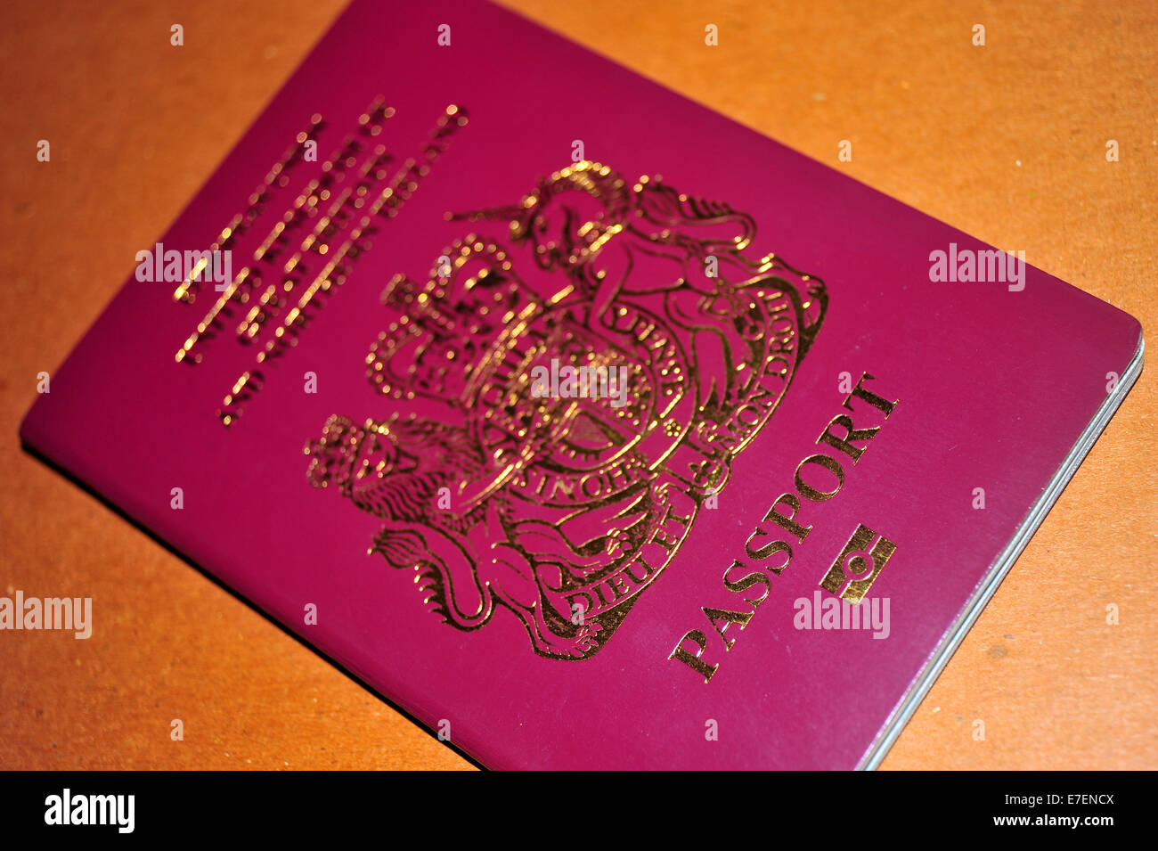 Front of british passport hi-res stock photography and images - Alamy