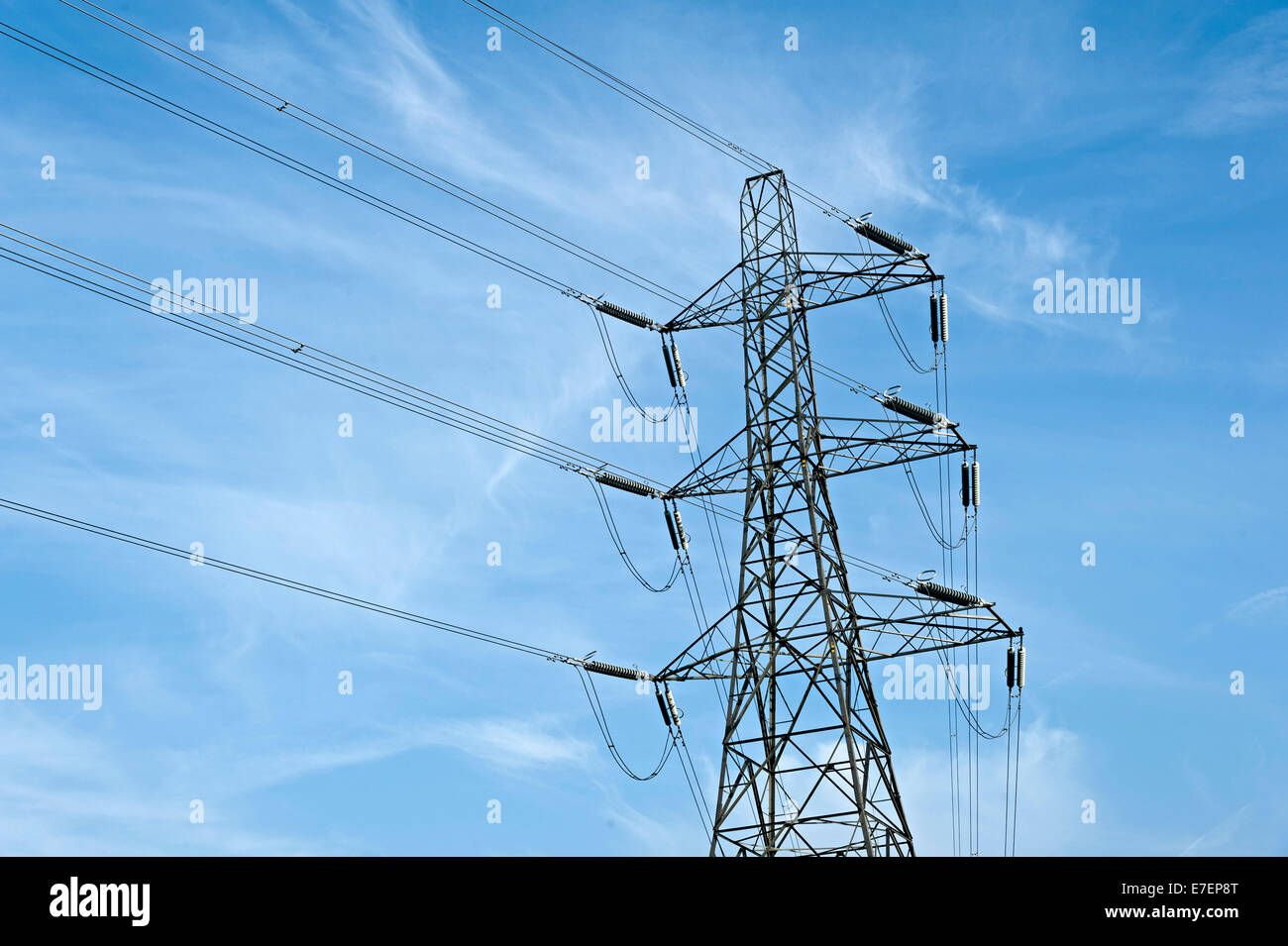 electric pylons in the black country in oldbury Stock Photo - Alamy
