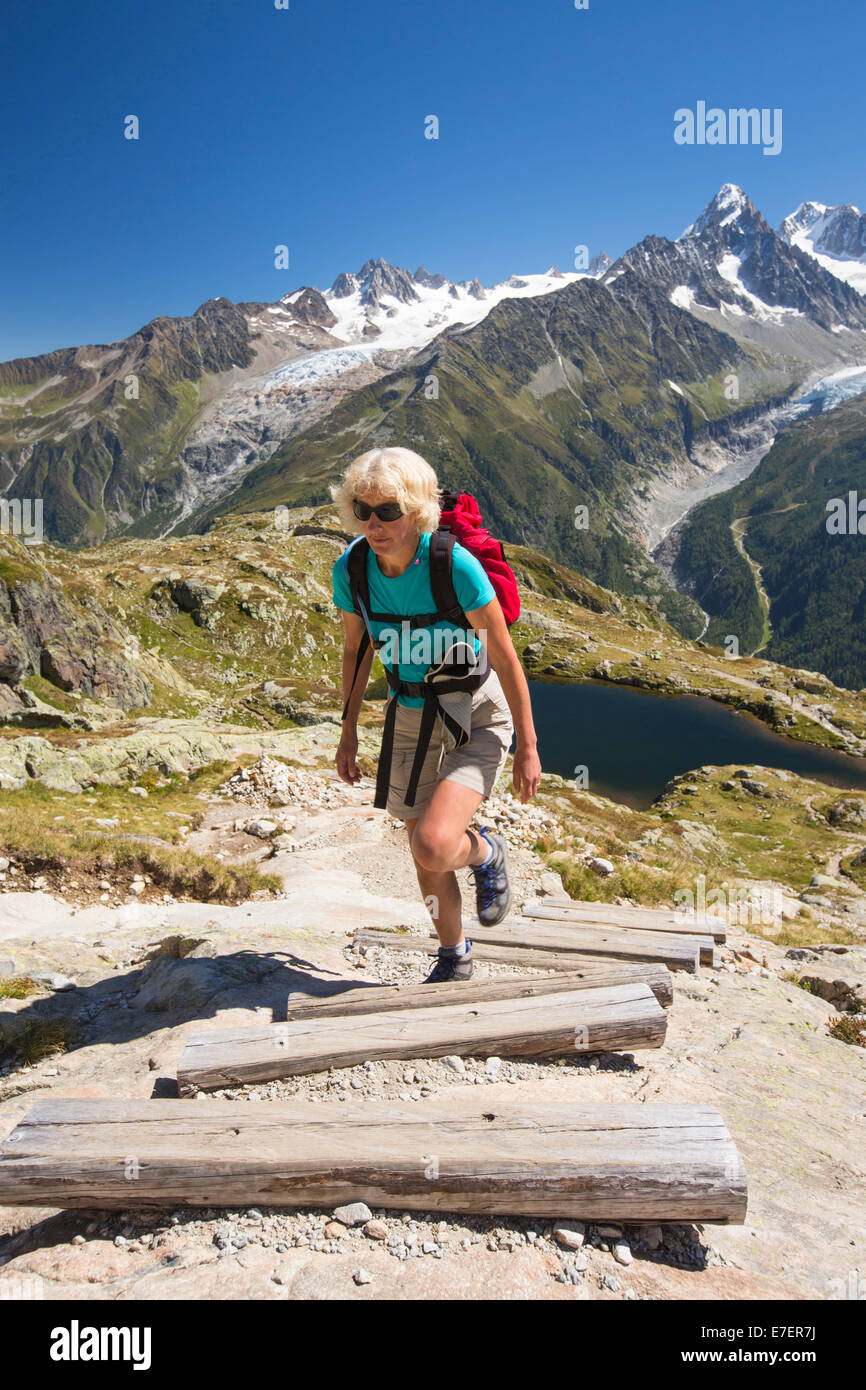 Mont blanc france steps hi-res stock photography and images - Alamy