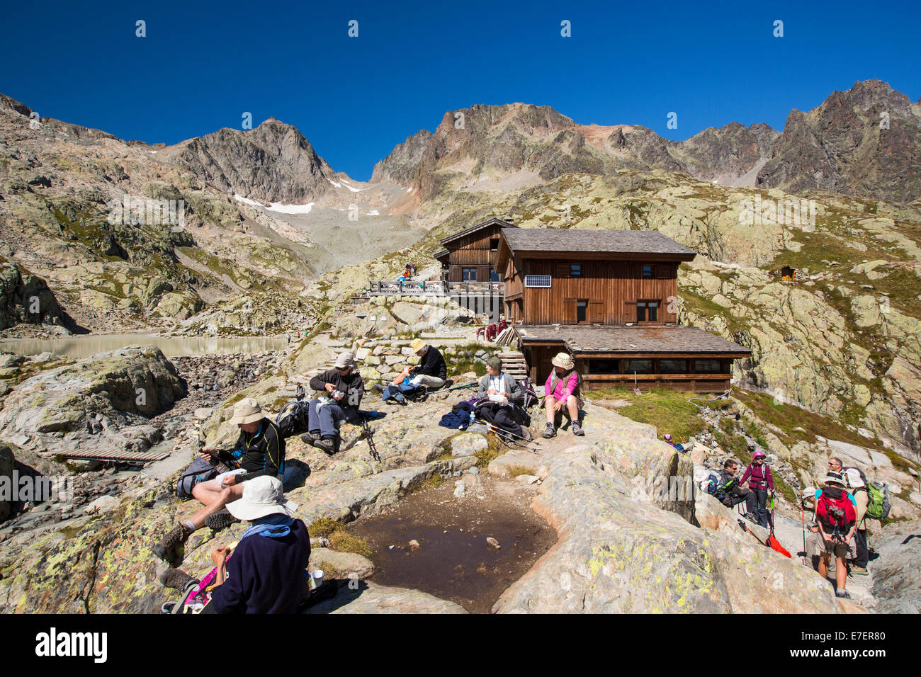 Refuge Lac Blanc Stock Photos & Refuge Lac Blanc Stock Images - Alamy