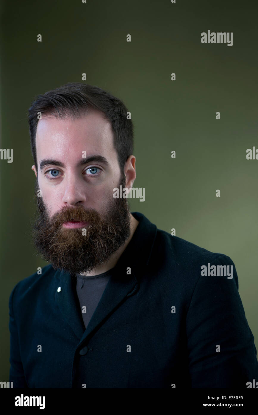 British novelist and journalist Ned Beauman appears at the Edinburgh ...