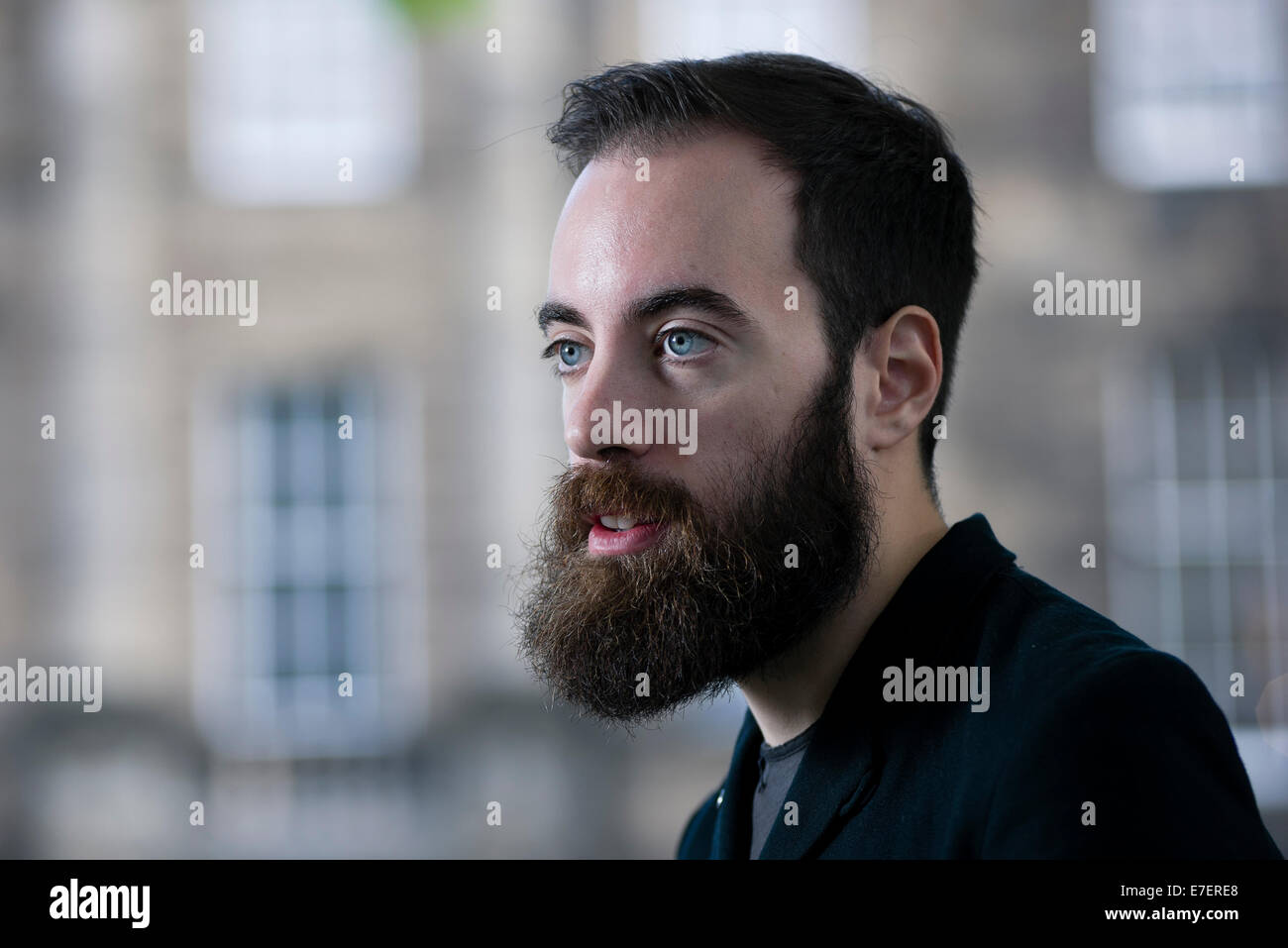 British novelist and journalist Ned Beauman appears at the Edinburgh ...