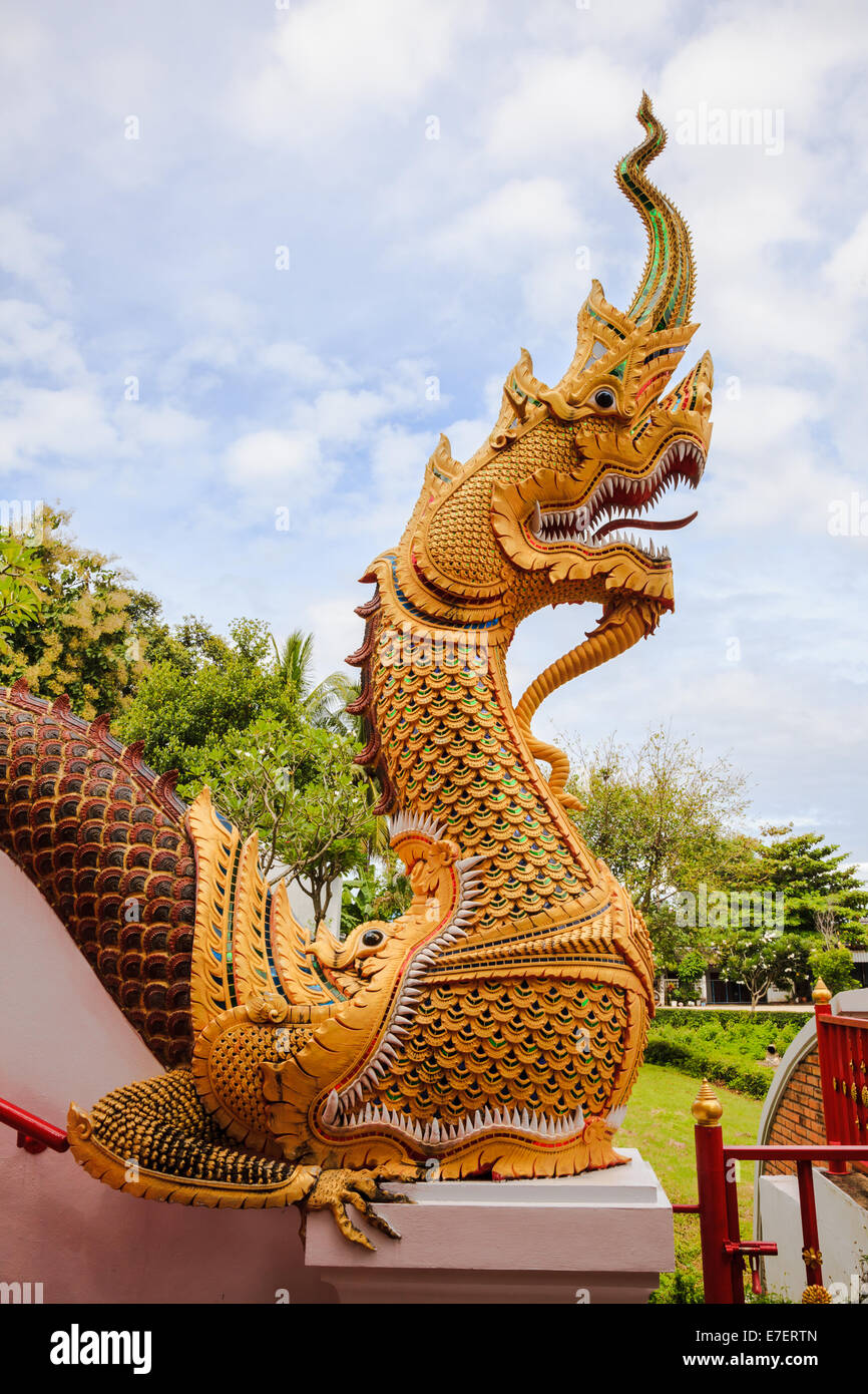 Naga thailand temple hi-res stock photography and images - Alamy