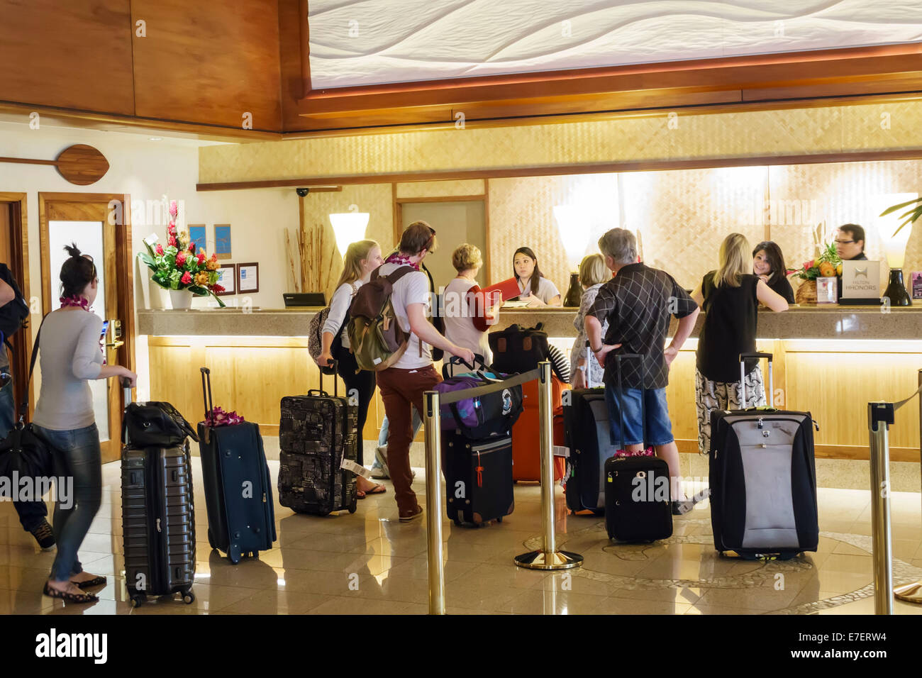Visitors Queue Up In Front Stock Photos & Visitors Queue Up In Front ...