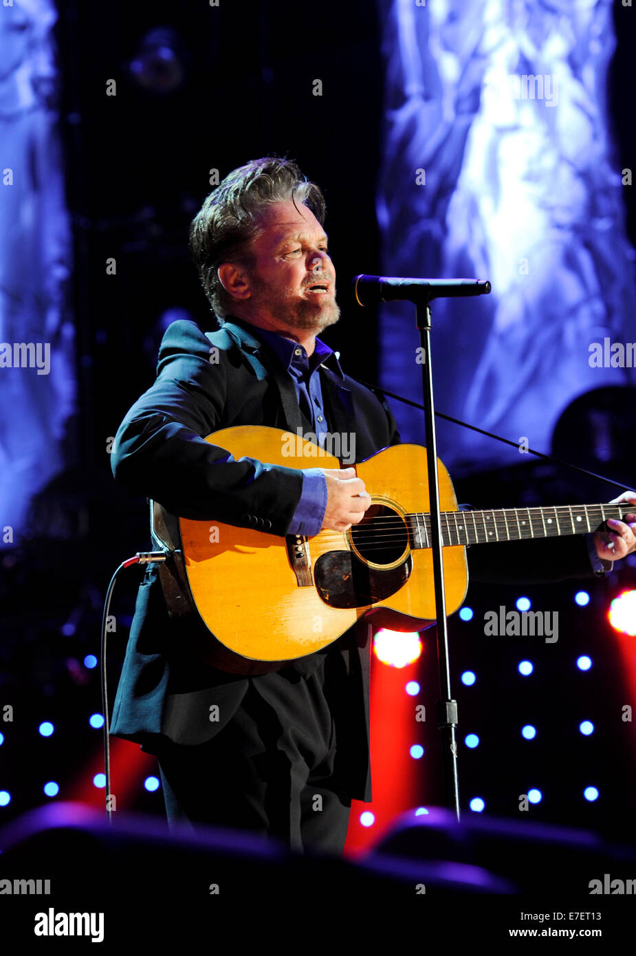 John Mellencamp performing at Farm Aid 2014 Stock Photo - Alamy