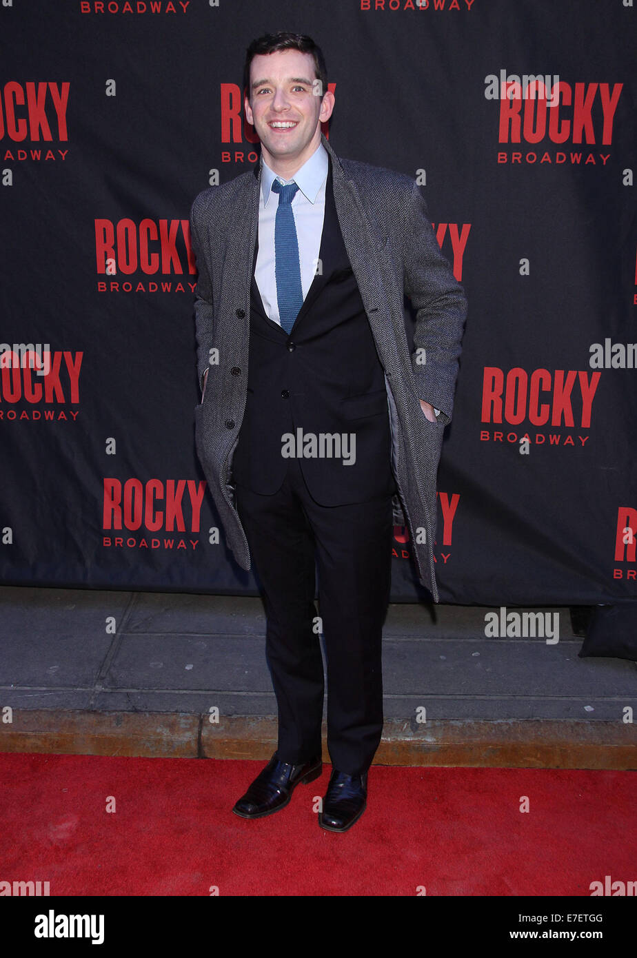 Opening Night of Broadway's Rocky at the Winter Garden Theatre ...