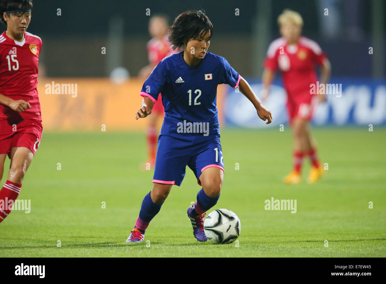 Incheon, South Korea. 15th Sep, 2014. Rika Masuya (JPN) Football/Soccer ...