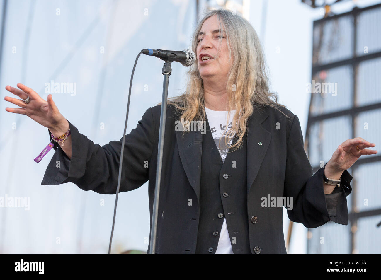 Chicago, Illinois, USA. 14th Sep, 2014. Singer-songwriter PATTI SMITH ...