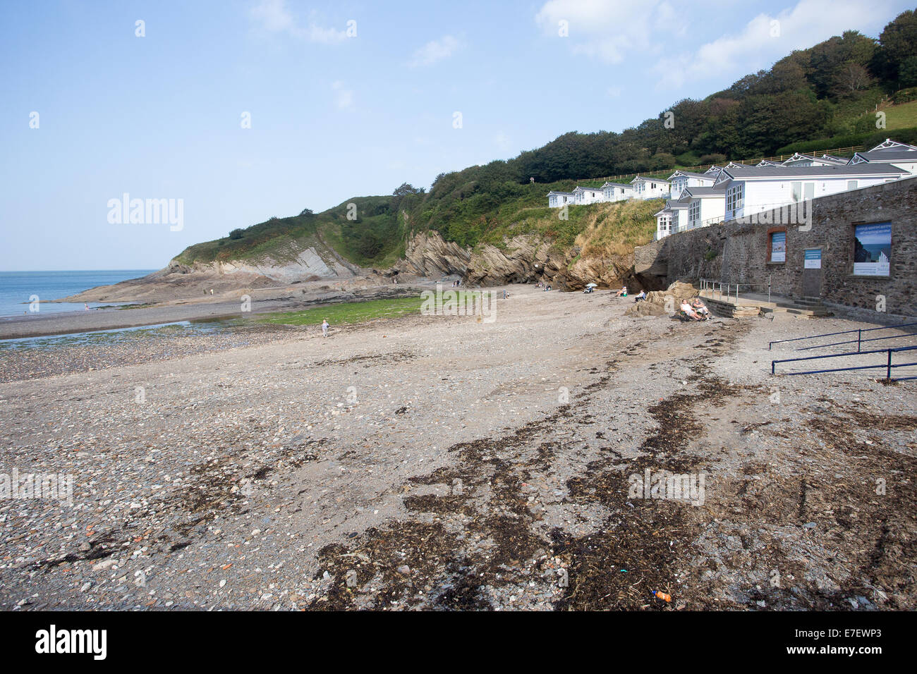 beach Hele Bay Ilfracombe North Devon Stock Photo - Alamy
