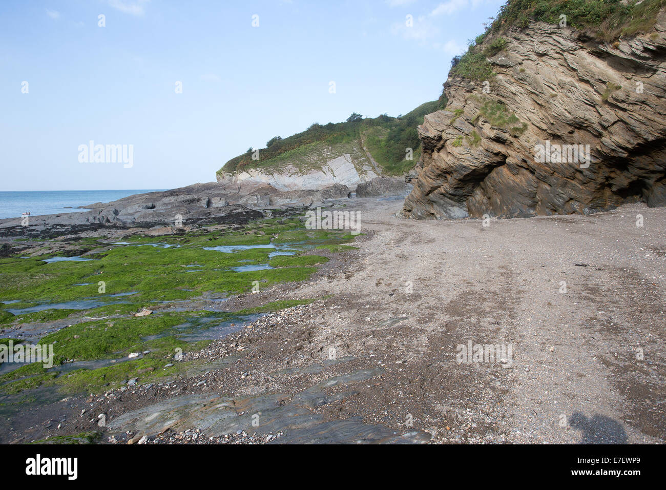 beach Hele Bay Ilfracombe North Devon Stock Photo - Alamy