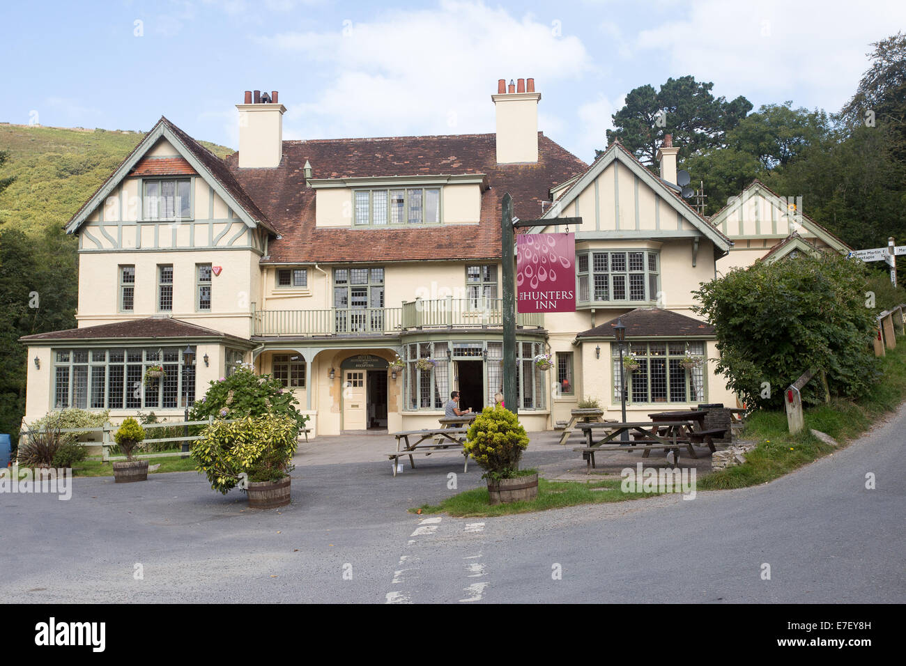 Hunter's Inn Heddon Valley North Devon England UK Stock Photo - Alamy