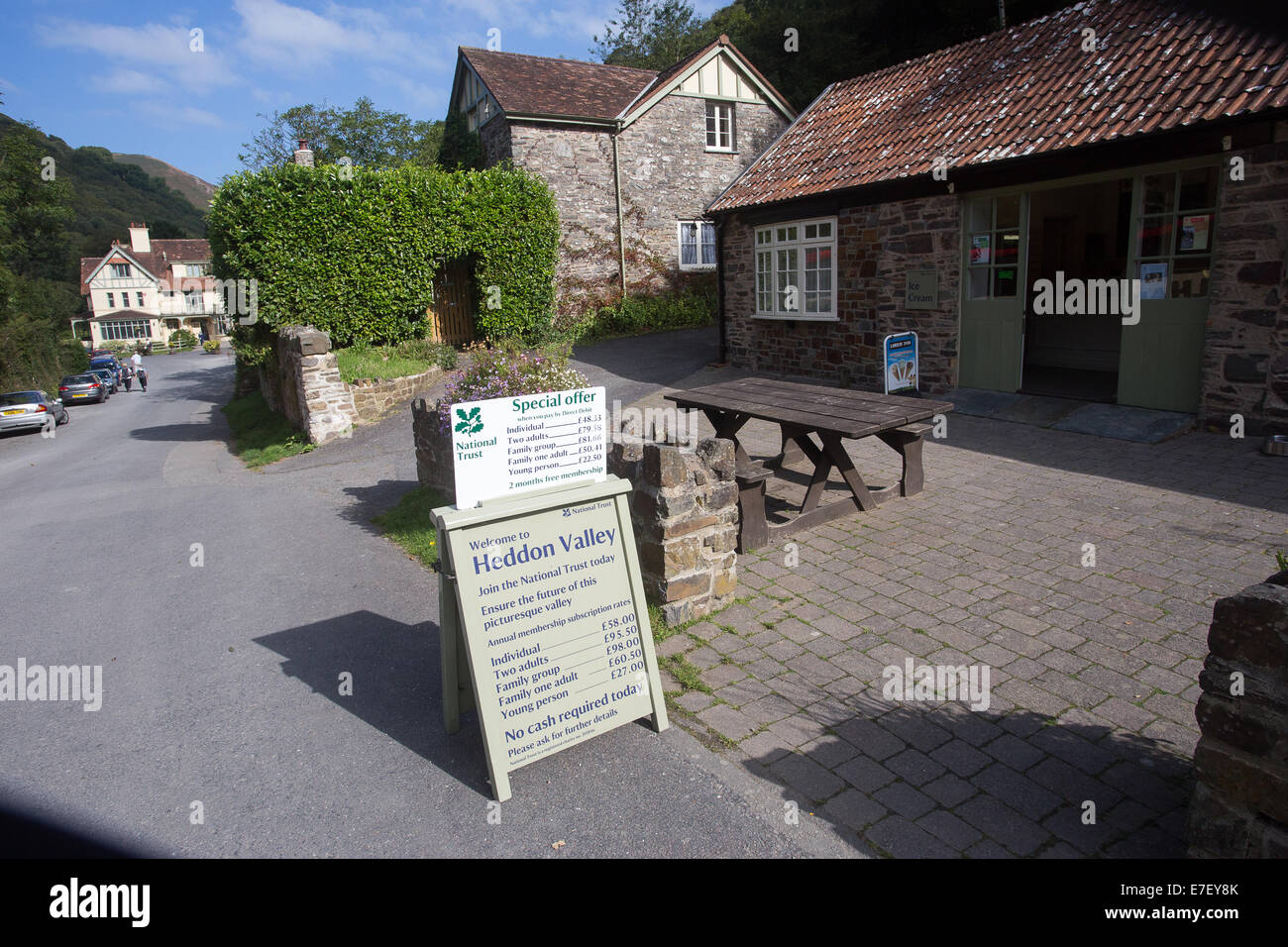 Hunter's Inn Heddon Valley North Devon England UK Stock Photo - Alamy