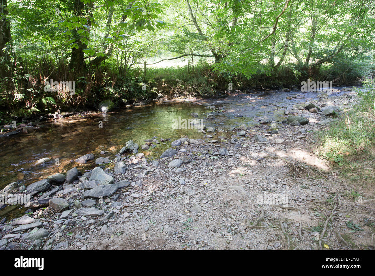 River Heddon Valley Exmoor Devon Stock Photo - Alamy