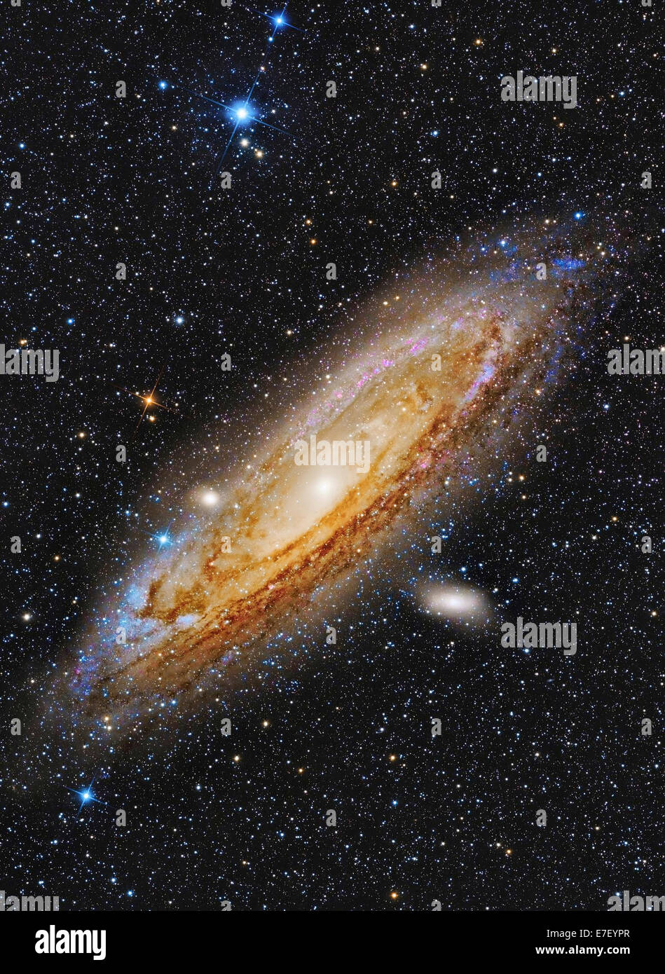 Messier 31, the Andromeda Galaxy Stock Photo - Alamy