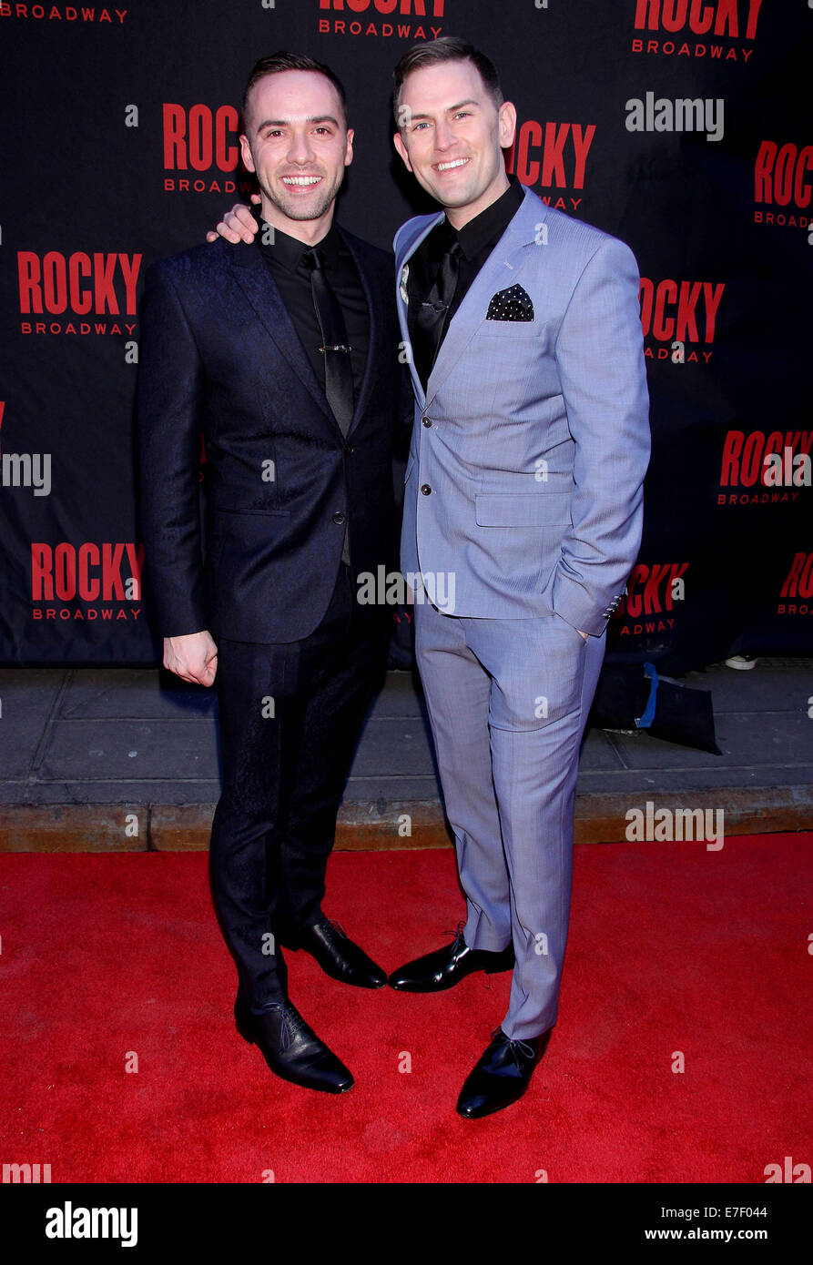 Opening Night of Broadway's Rocky at the Winter Garden Theatre ...