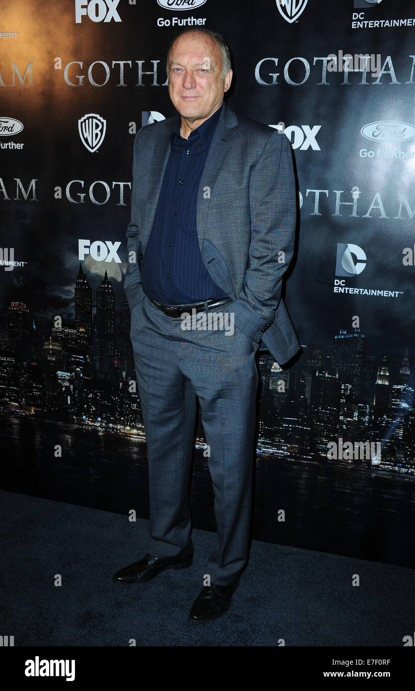 New York, NY, USA. 15th Sep, 2014. John Doman at arrivals for GOTHAM ...