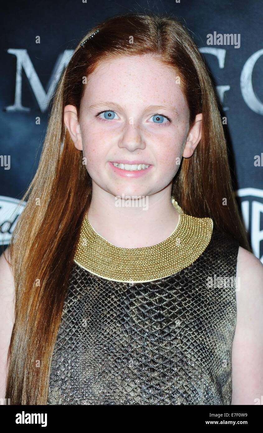New York, NY, USA. 15th Sep, 2014. Clare Foley at arrivals for GOTHAM ...