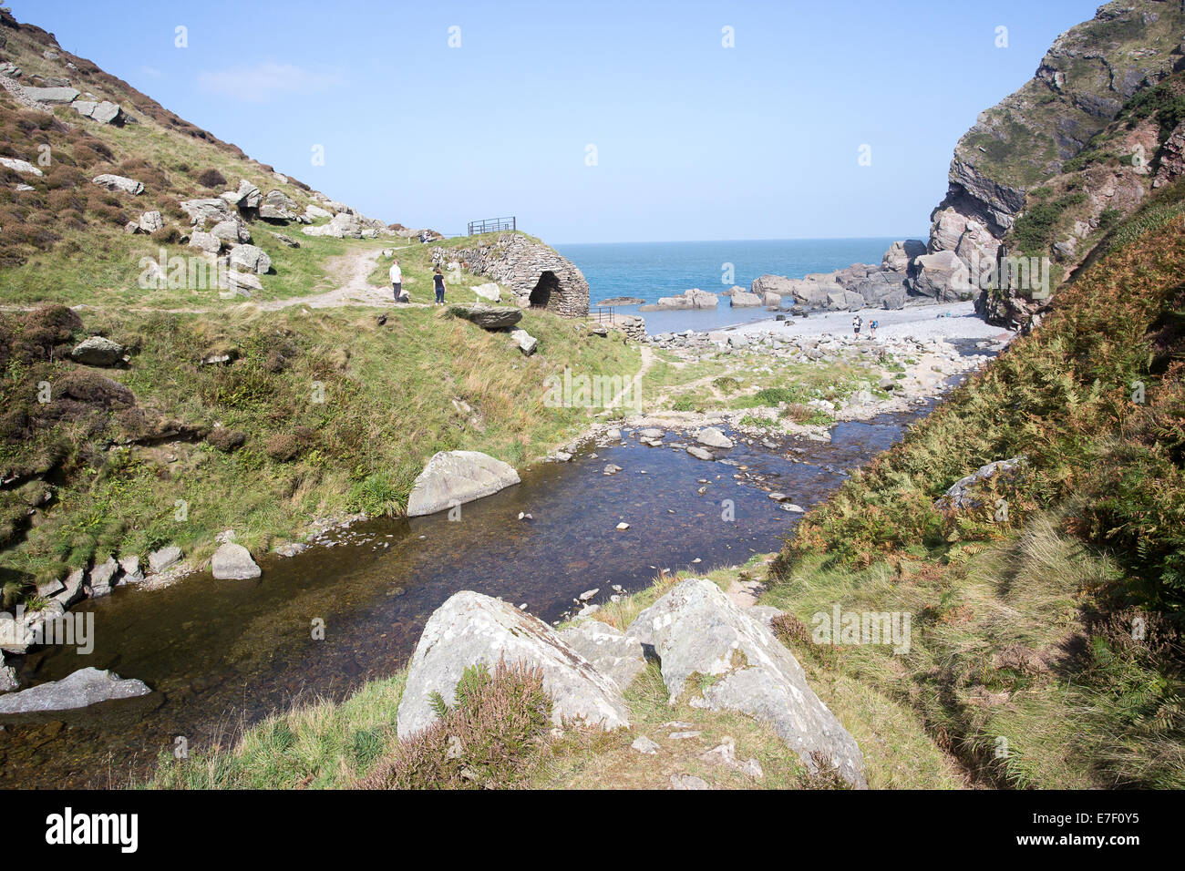 River Heddon Valley Exmoor Devon Stock Photo - Alamy