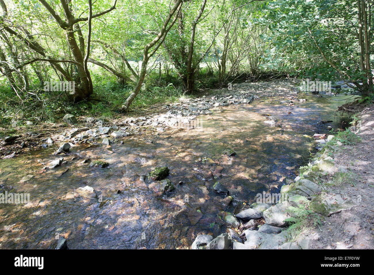 River Heddon Valley Exmoor Devon Stock Photo - Alamy