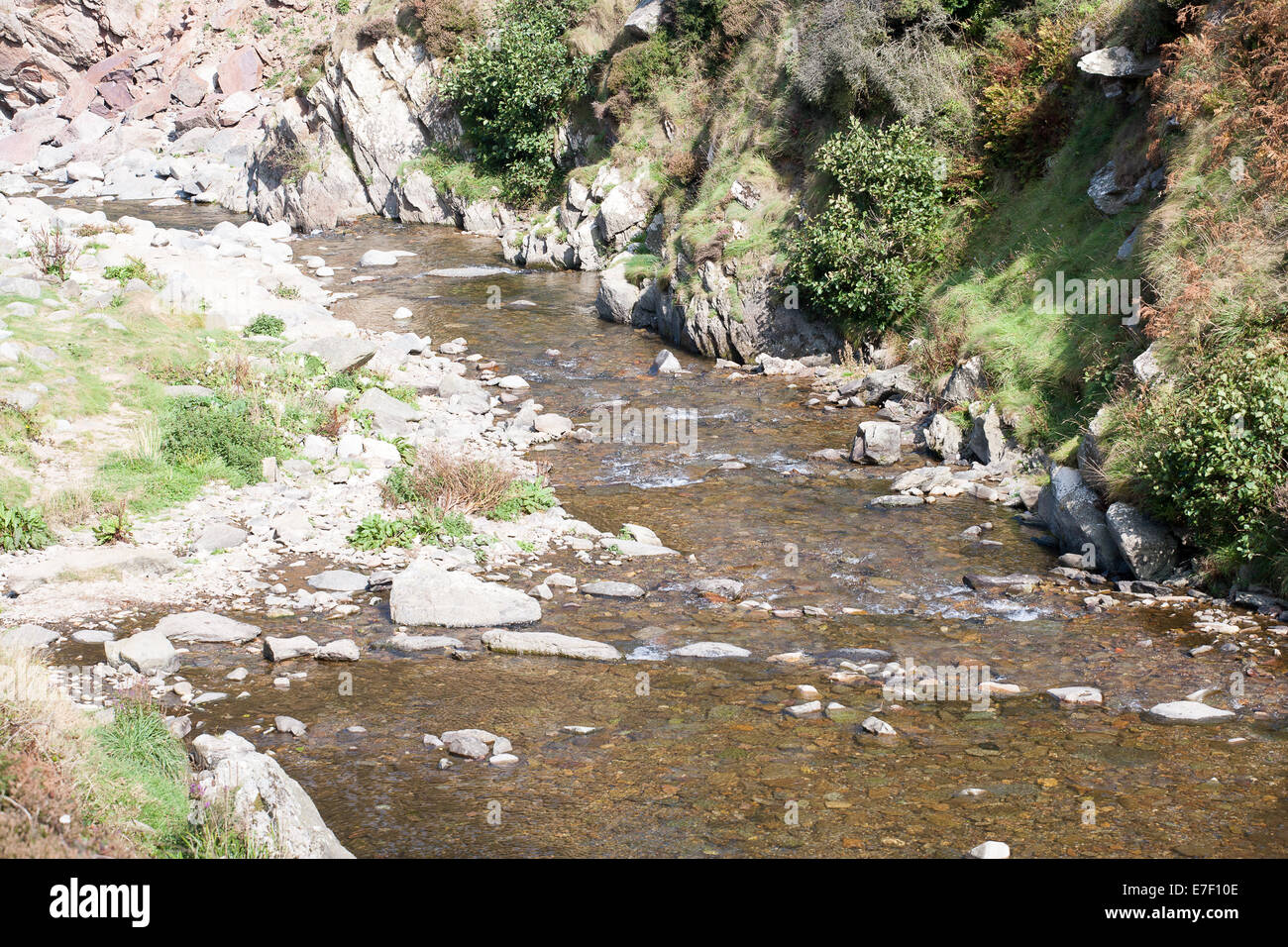 River Heddon Valley Exmoor Devon Stock Photo - Alamy
