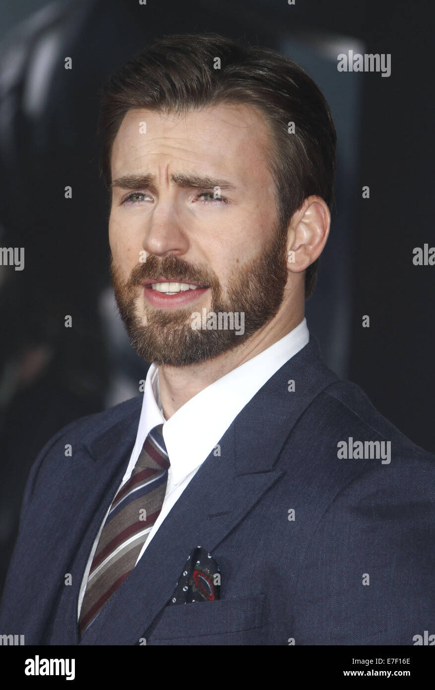Film Premiere America The Winter Soldier Featuring: Chris Evans Where ...