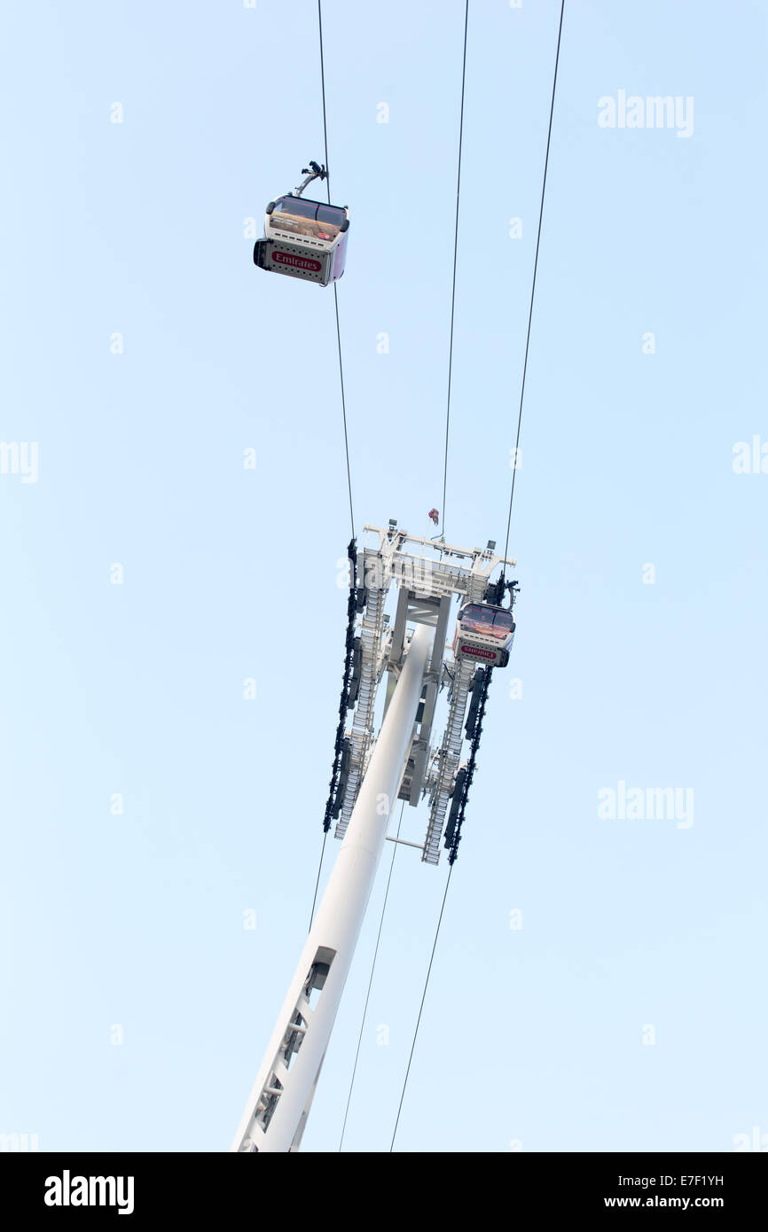 Emirates london cable car Cut Out Stock Images & Pictures - Alamy