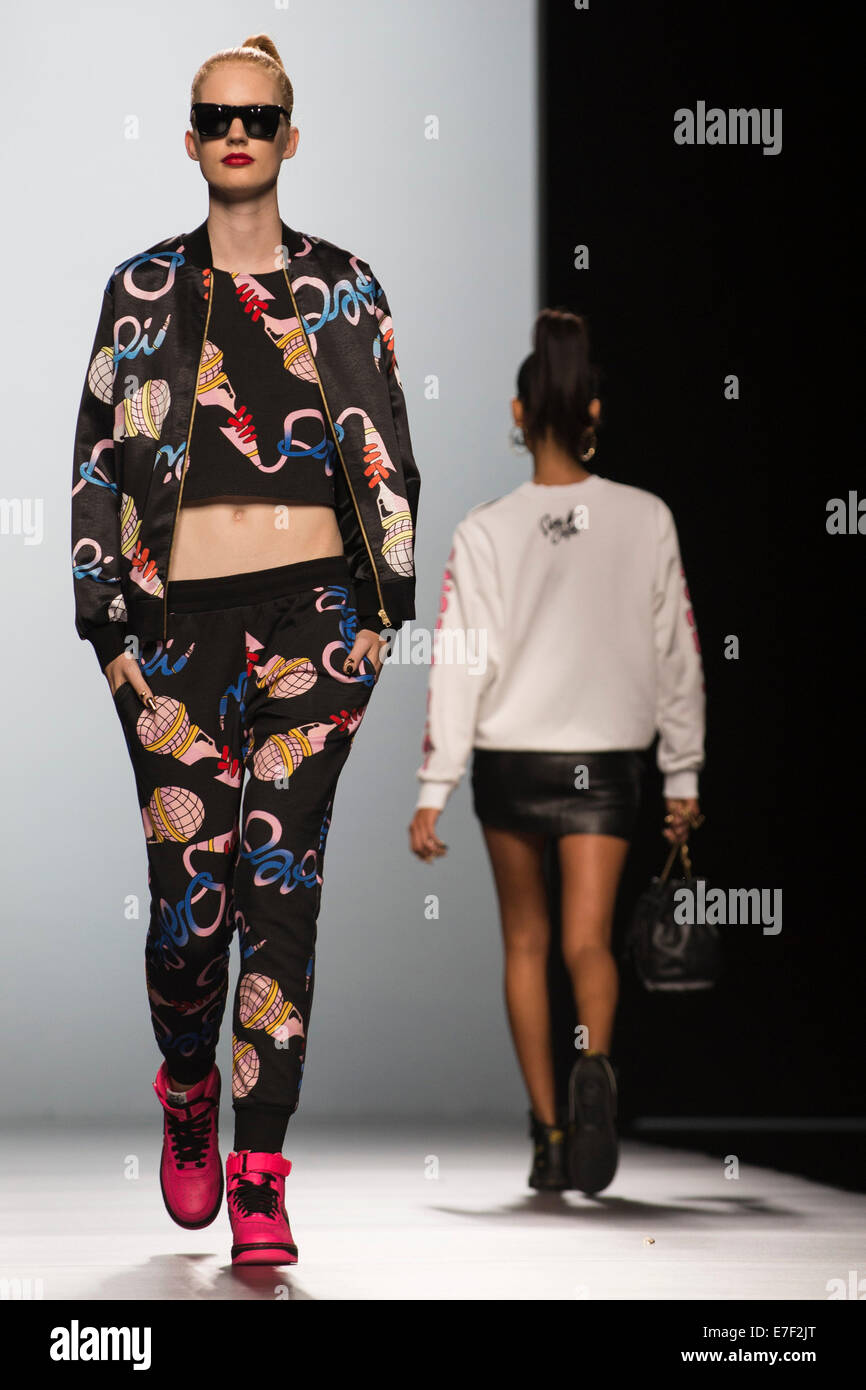 Madrid, Spain. 15th Sep, 2014. Model at the Maria Escote show during ...