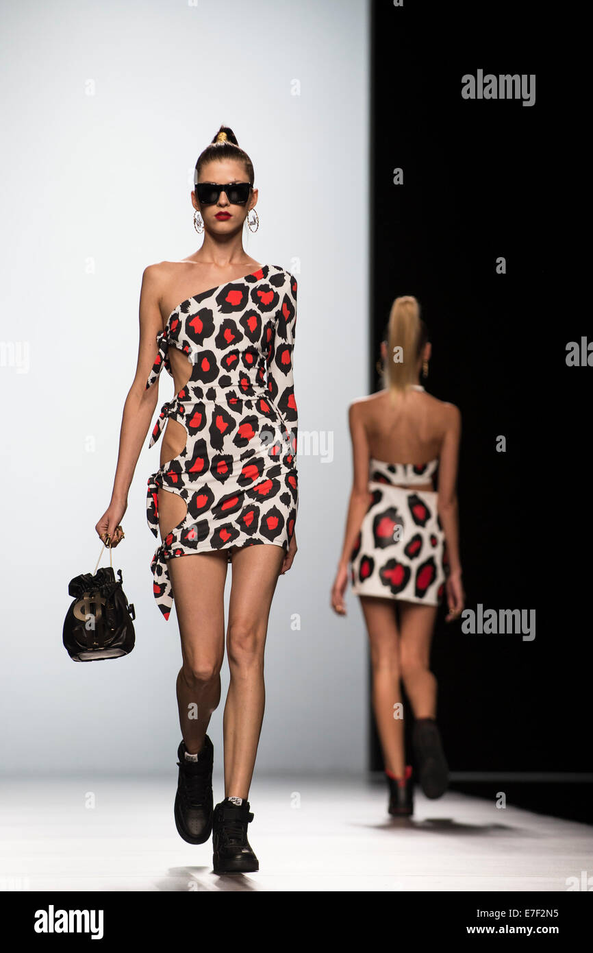 Madrid, Spain. 15th Sep, 2014. Model at the Maria Escote show during ...
