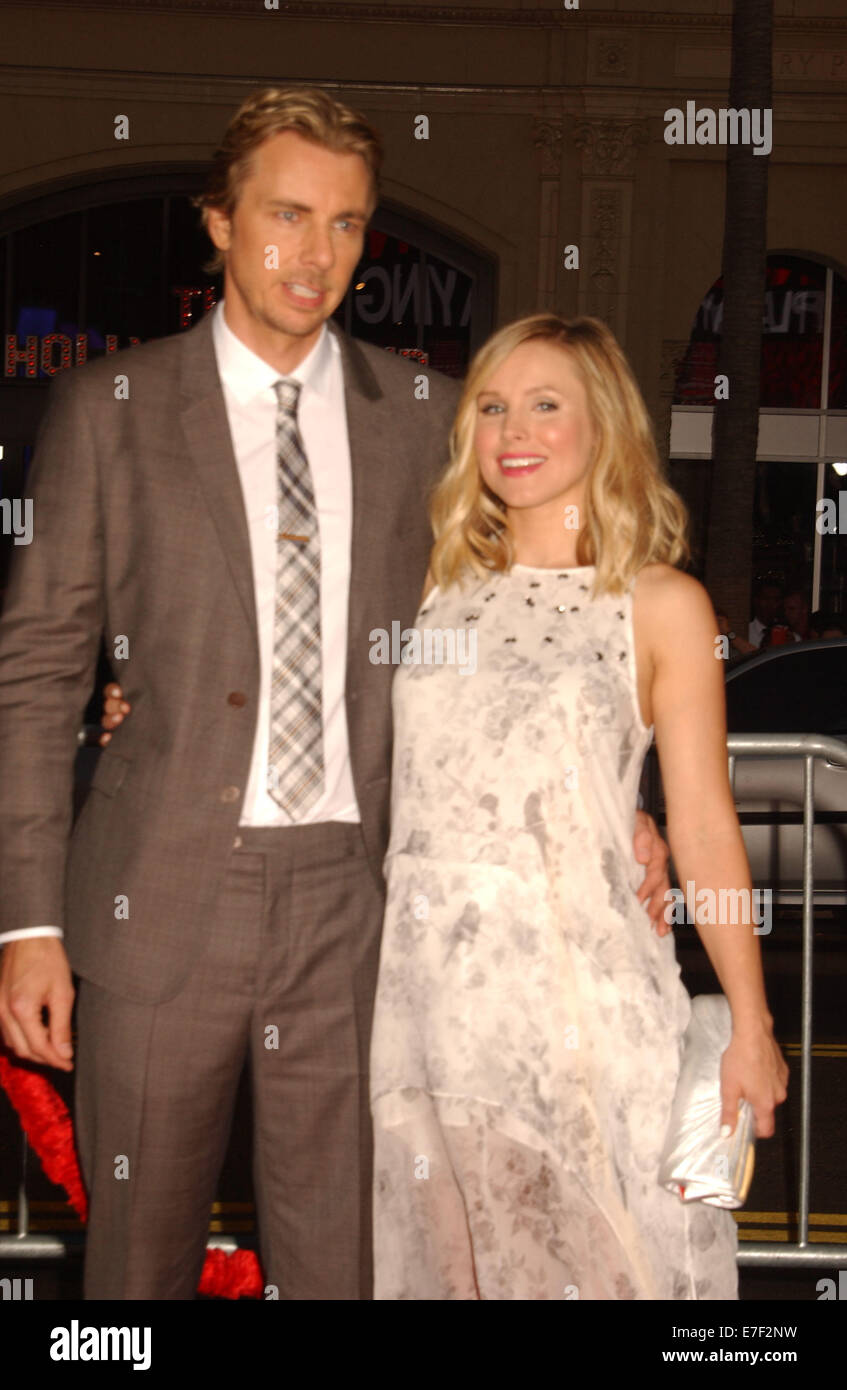 Hollywood, California, USA. 15th Sep, 2014. Dax Sheppard & Wife Kristen ...