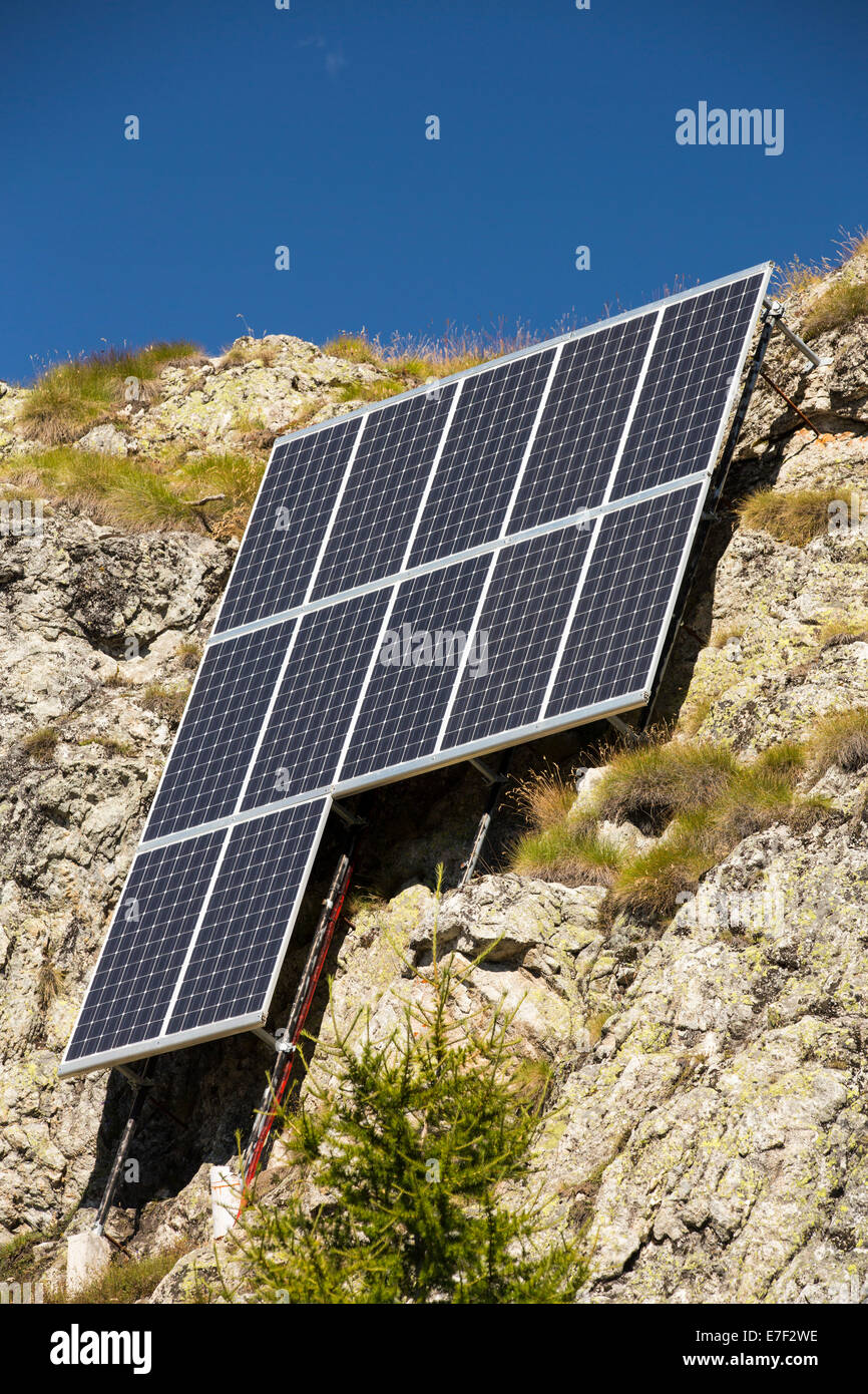 Mountain solar panel hi-res stock photography and images - Alamy