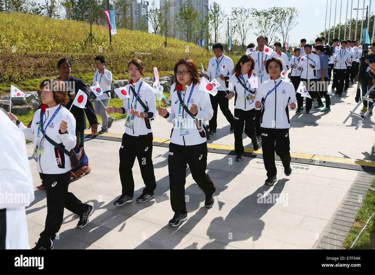 Incheon, South Korea. 16th Sept, 2014. Japan Delegation (JPN ...