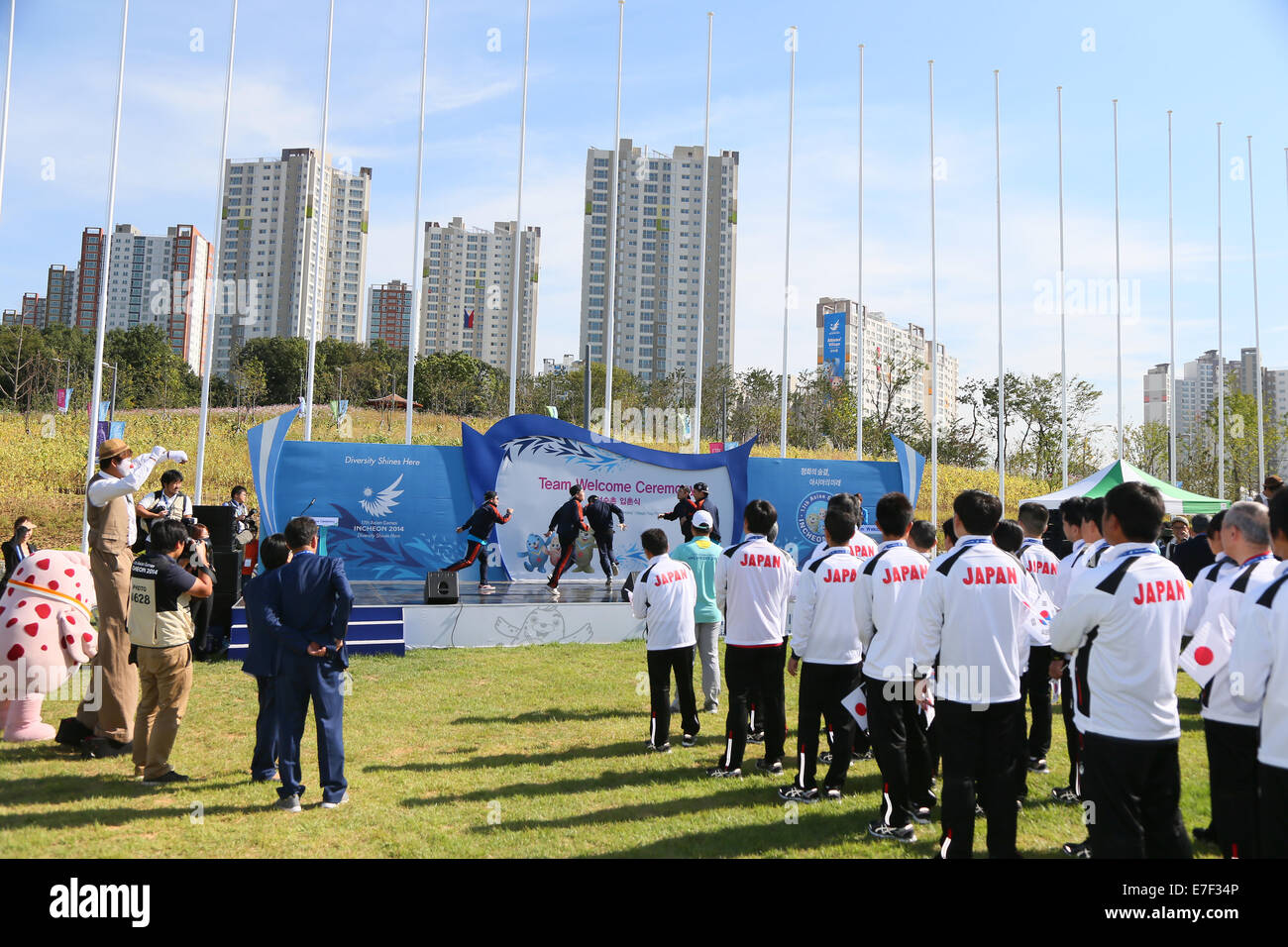 Incheon, South Korea. 16th Sept, 2014. Japan Delegation (JPN ...