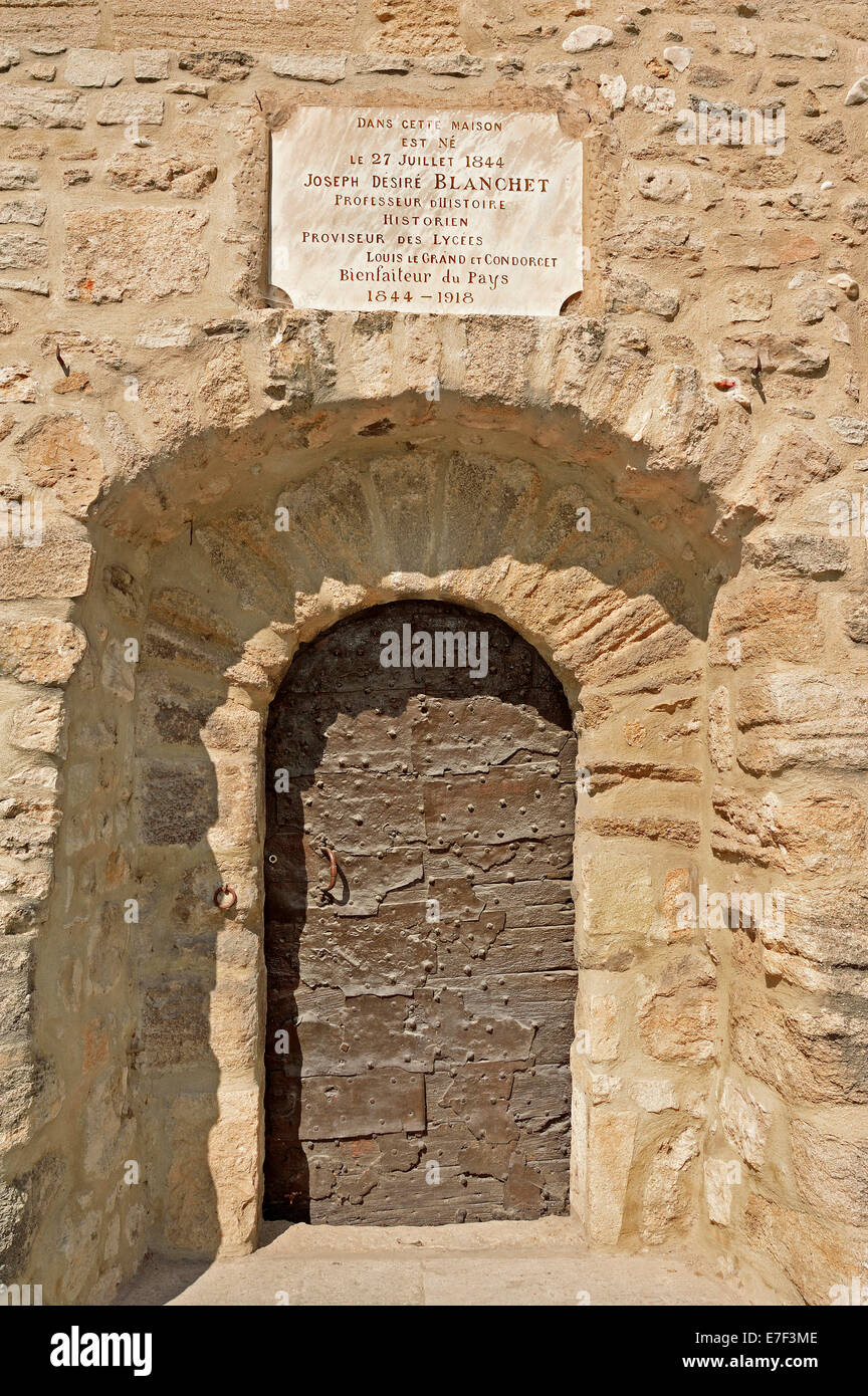 Birthplace of Joseph Desire Blanchet, born 1844, Mazan, Vaucluse ...