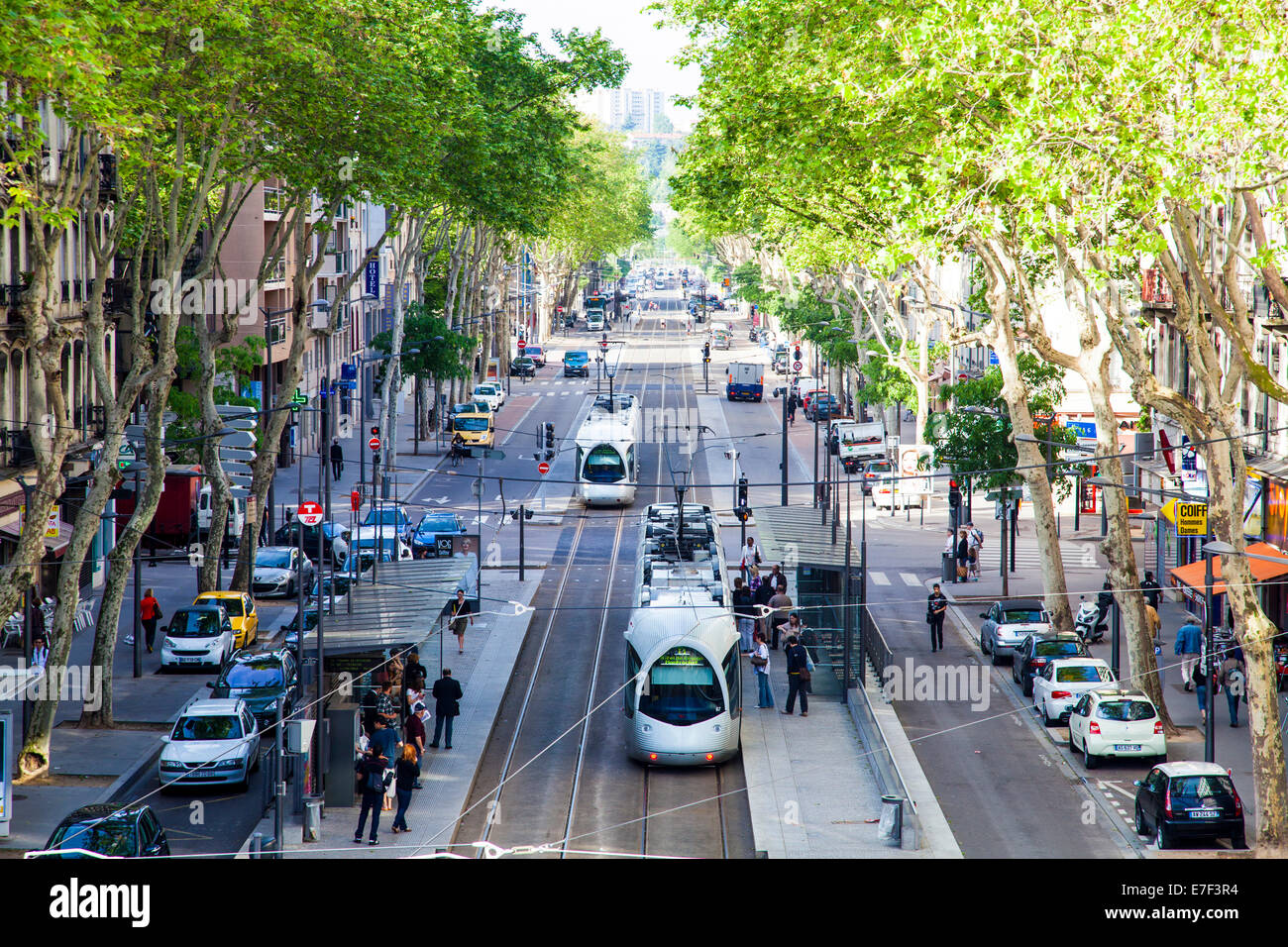 Lyon tram hi-res stock photography and images - Alamy