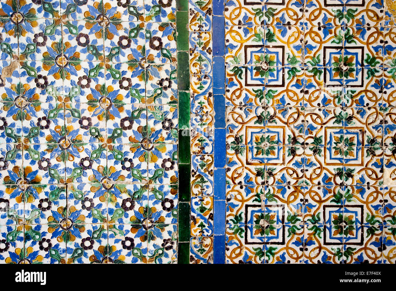 Tiles, Alhambra, UNESCO World Cultural Heritage Site, Granada ...